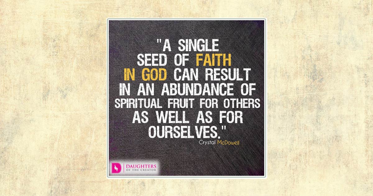 One Faith Step at a Time - Daughters of the Creator