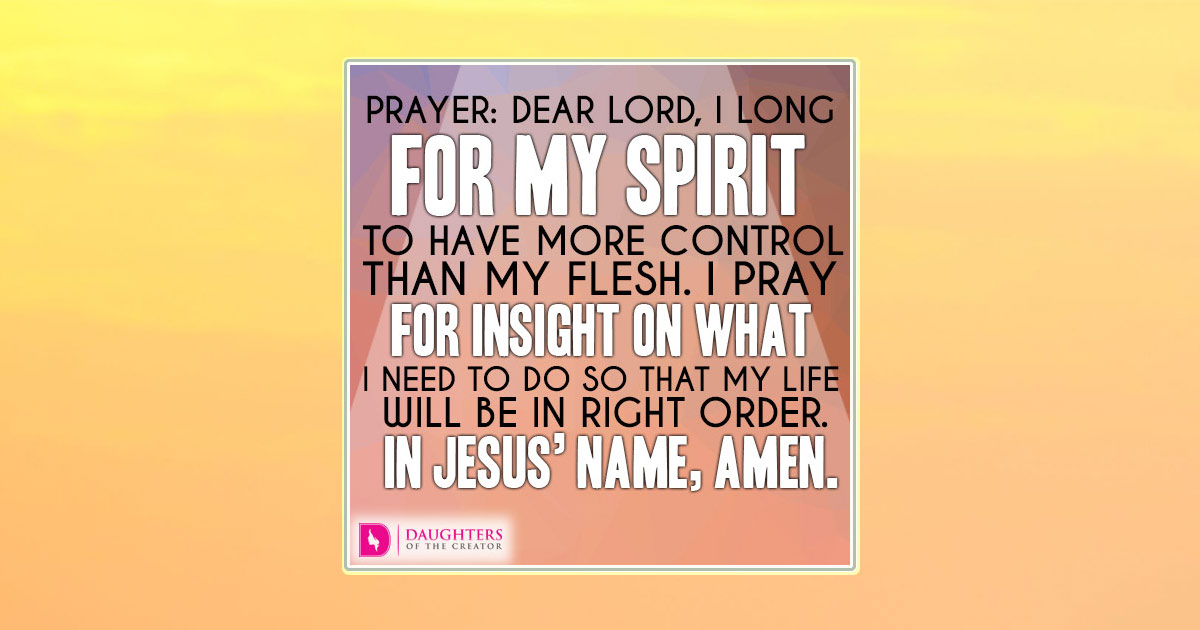 Spirit Over Flesh - Daughters of the Creator